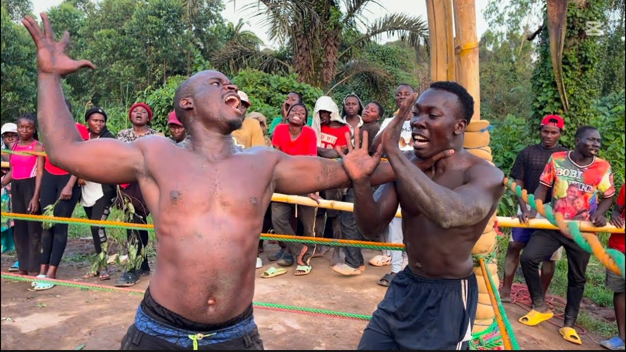 WWE AFRICA 🌍 ‼️ Local Backyard Wrestling At Soft Ground Uganda ...