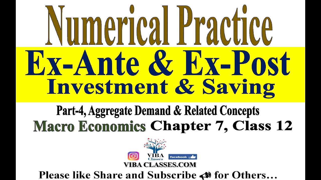 Ex Ante And Ex Post Investment Saving Part 4 Marco Economics ex-ante-and-ex-post-investment-saving-part-4-marco-economics