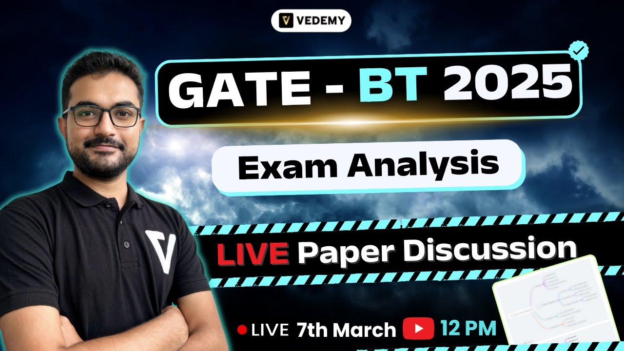 GATE BT 2025 Exam Analysis 🔥 | LIVE Paper Discussion 📢 | Join Us on 7th ...