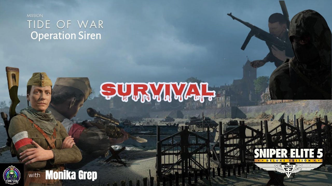 Sniper Elite 5 – Survival –Tide of War- Operation Siren – Monika Grep ...