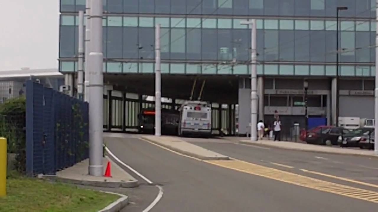 MBTA - Neoplan AN460LF Low Floor Dual Modes #1119, 1107 & 1111 - YouTube