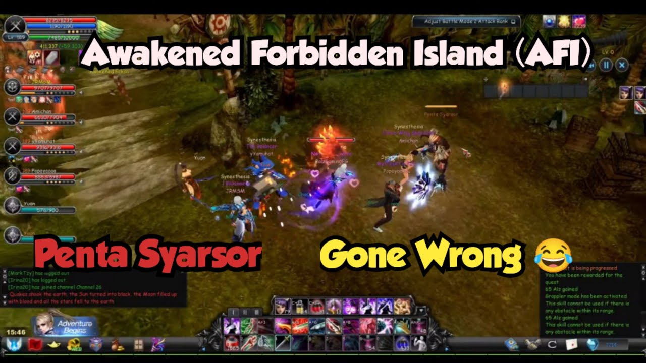 Penta Syarsor Awakened Forbidden Island (AFI) | CABAL Ultimate Combo (SEA) New DG Gone Wrong ...
