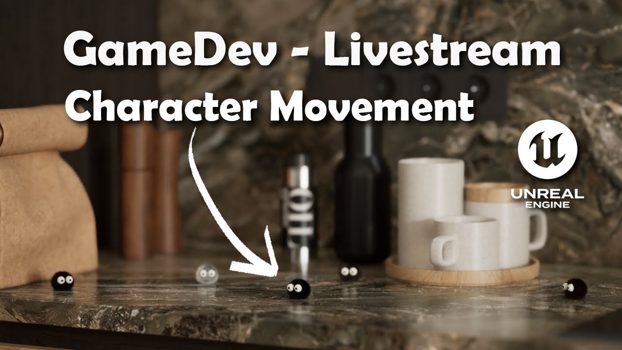 [🔴LIVE] gamedev in UE5: Puppet - adding character Movement - YouTube
