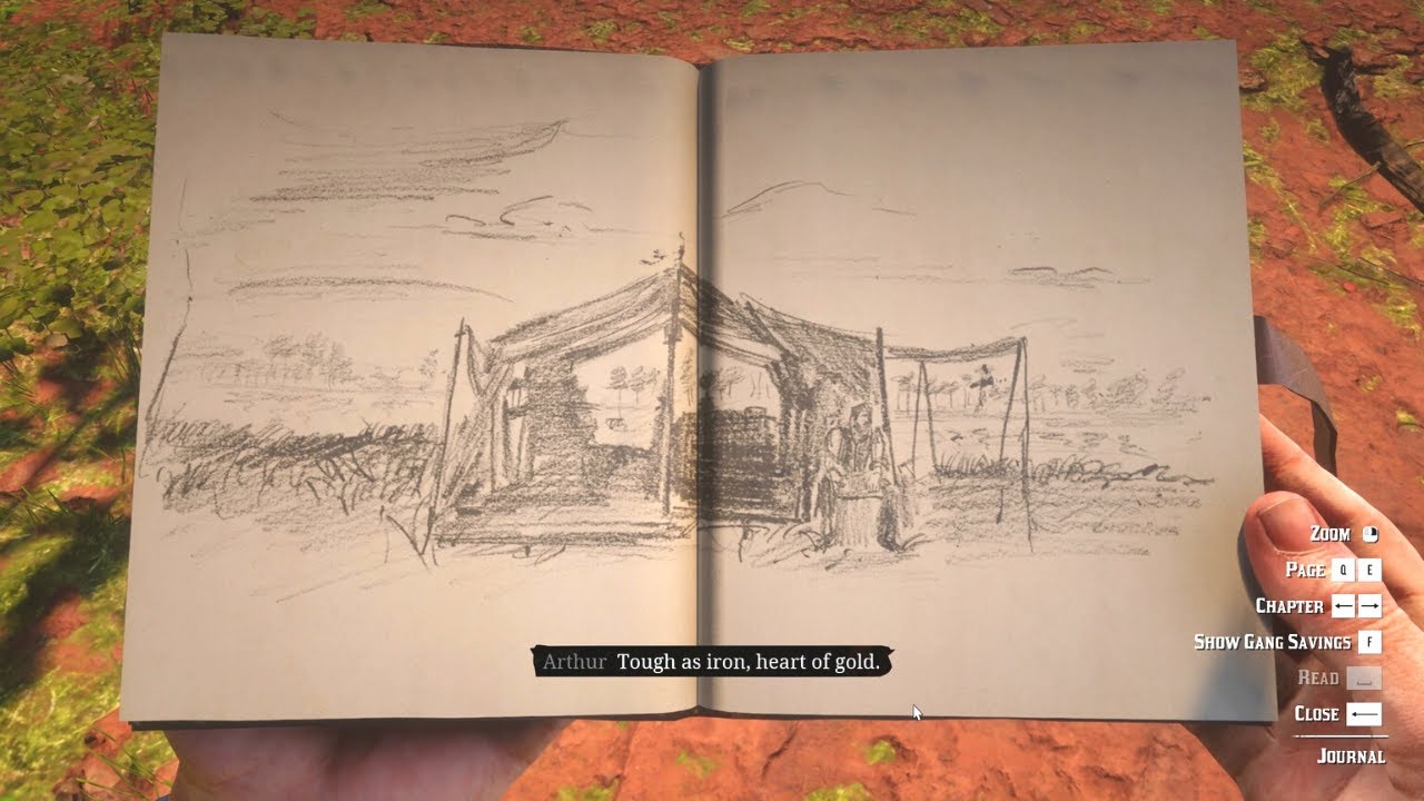 Yes... Arthur can draw Dutch and make fun of him in RDR2 - YouTube