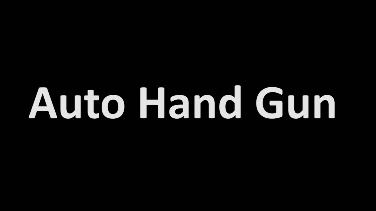 Hand Gun Sound Effects - YouTube