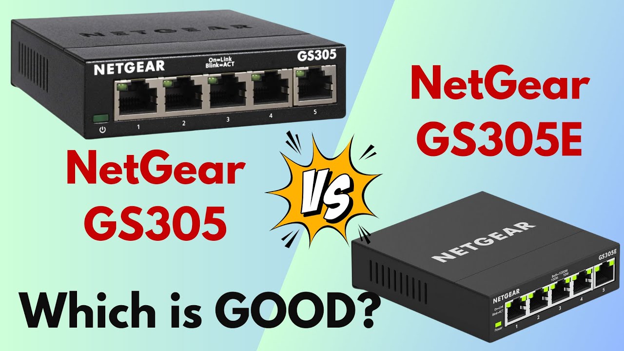 NETGEAR GS305 vs GS305E: Which Ethernet Switch Should You Buy? - YouTube