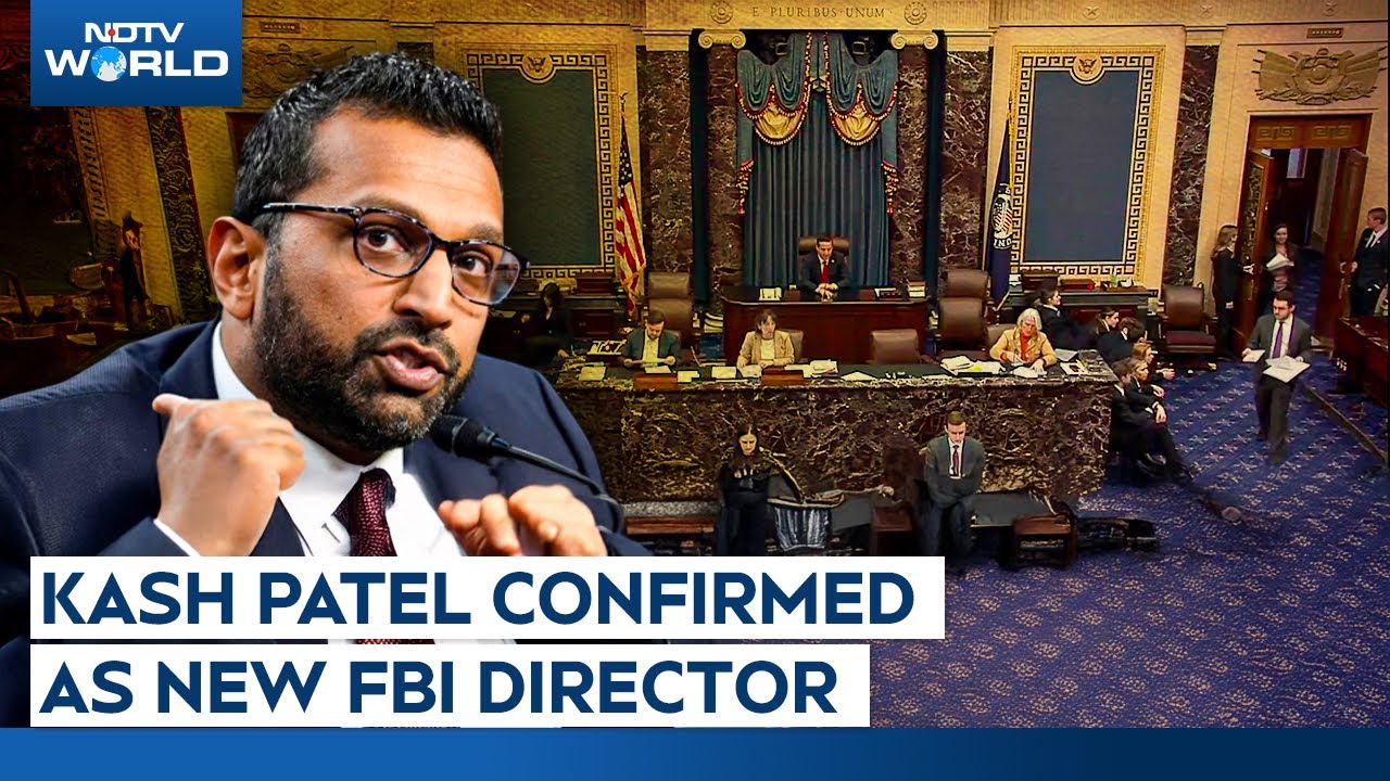 Kash Patel New FBI Director | US Senate Confirms Trump’s Pick Kash ...
