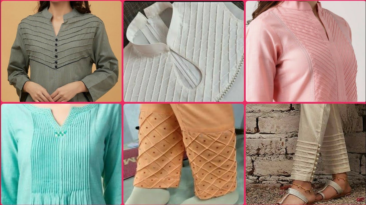 Latest 57 Pintex Kurta Designs | Pintax Shirt Design plazzo design with ...