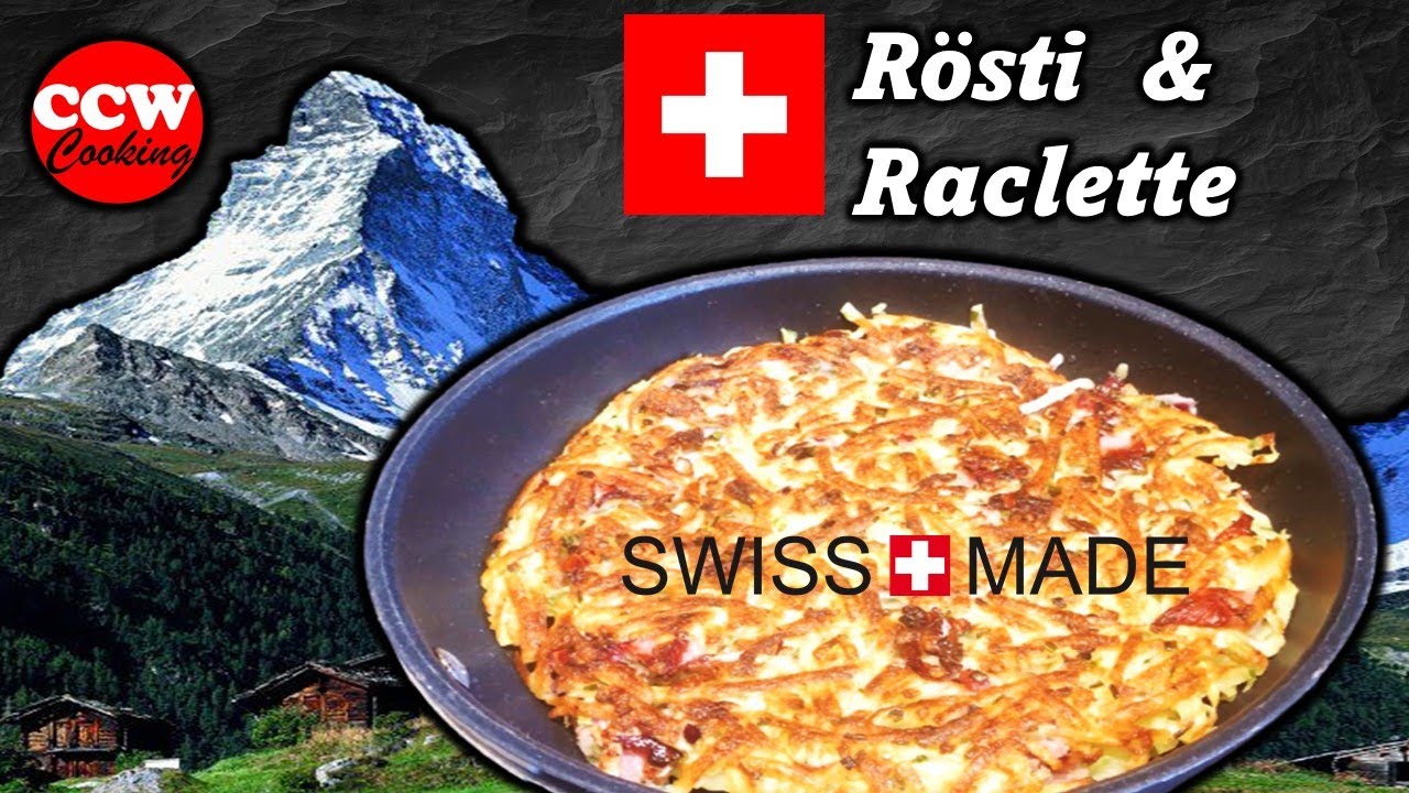 Delicious swiss potato rosti recipe 😍 💕 Rösti and raclette recipe - YouTube