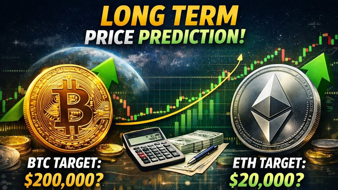 Bitcoin & Ethereum Long-Term Price Targets 🚀 | BTC & ETH Calculation ...