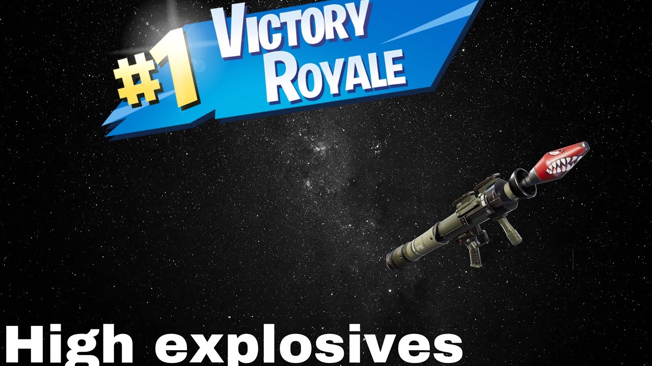 Fortnite high explosives (skybase) - YouTube
