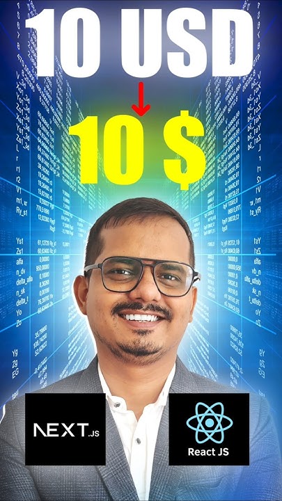 USD to $ using Next Js #shorts #shortvideo #nextjs #reactjs #softwaredeveloper - YouTube