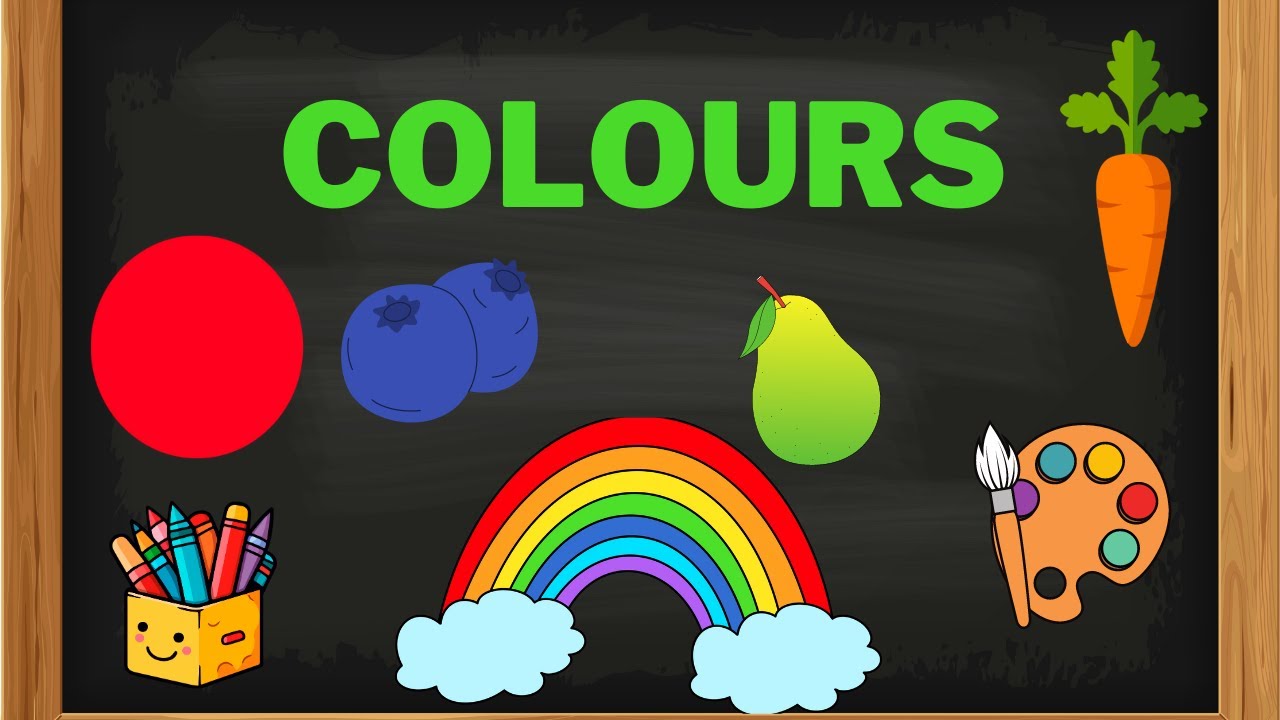 Colours, Learn the Colours for Kids, Primary Colours, Secondary Colours ...