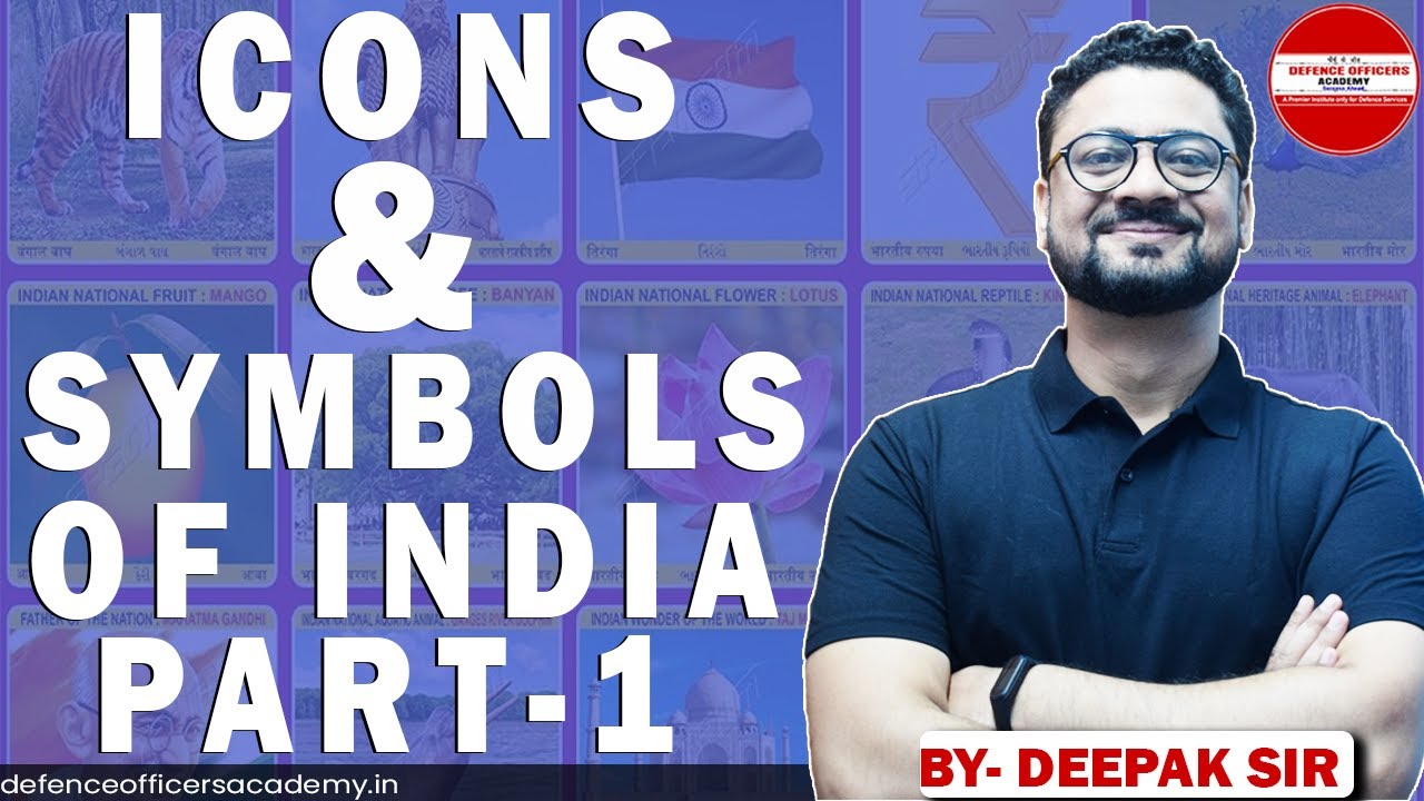 Icons & Symbols of India part - 1| LIVE🔴|FOR ALL DEFENCE ASPIRANTS # ...