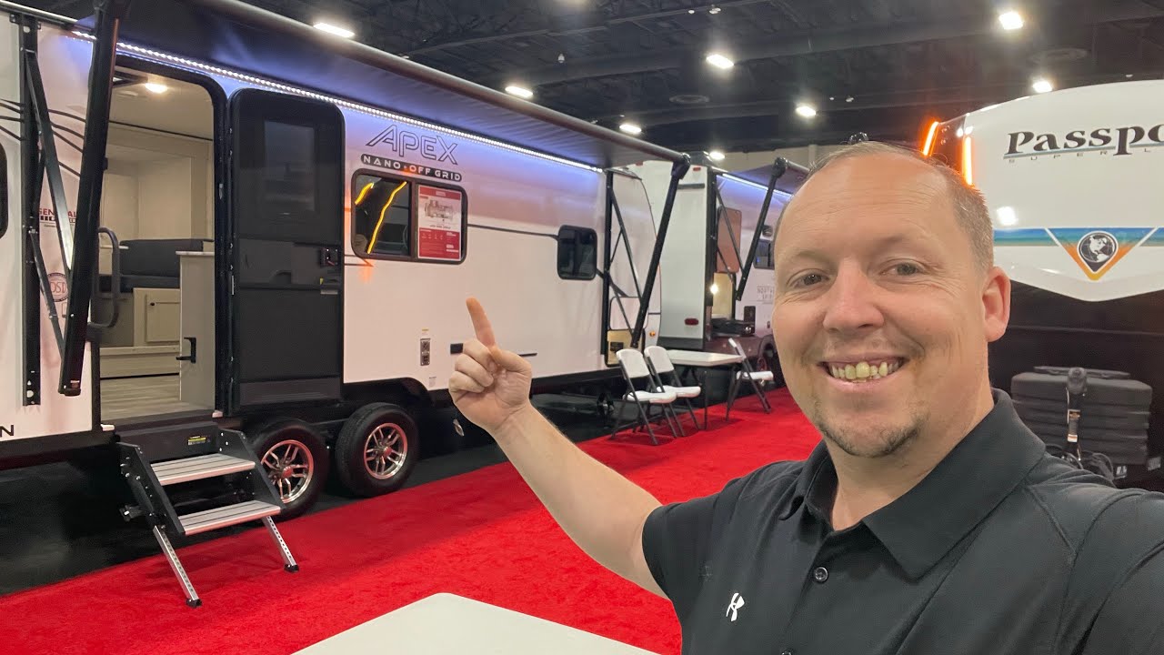 LIVE From Salt Lake City RV Show with TRAVEL TRAILERS! - YouTube