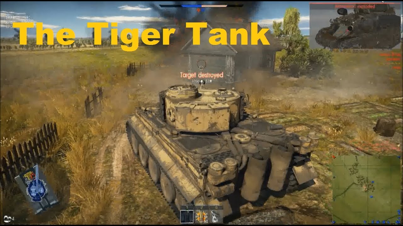 War Thunder Tiger Tank - YouTube