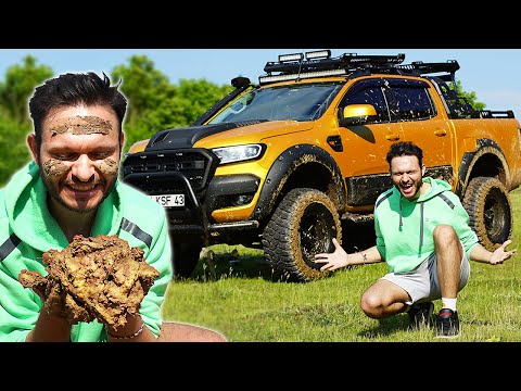 T-REX İLE ÇAMUR BANYOSU YAPTIK! (İÇİMDEKİ ÇOCUK ÇIKTI)