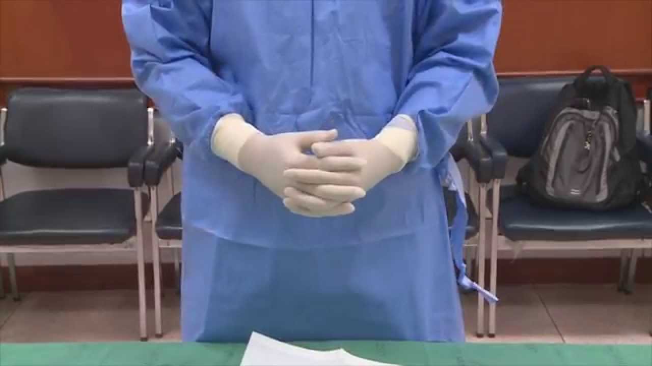 Open technique gloving - YouTube