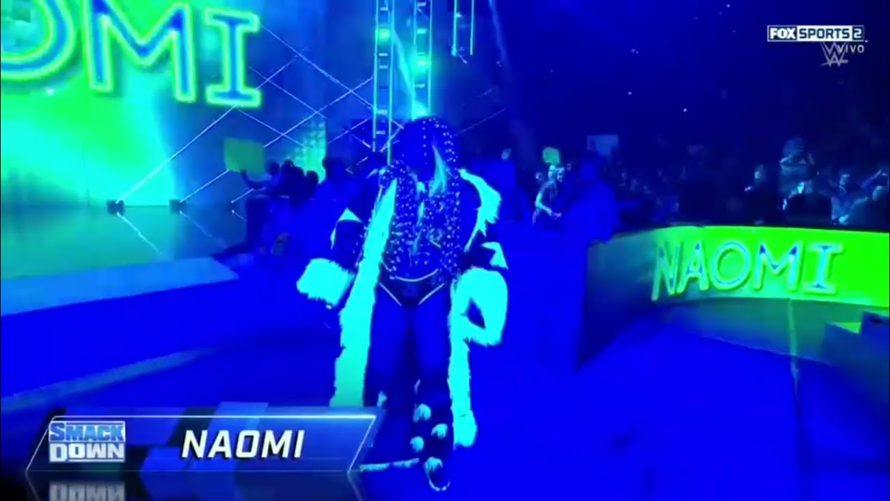Entrada Naomi en Smackdown - WWE Smackdown 16/02/2024 (En Español ...