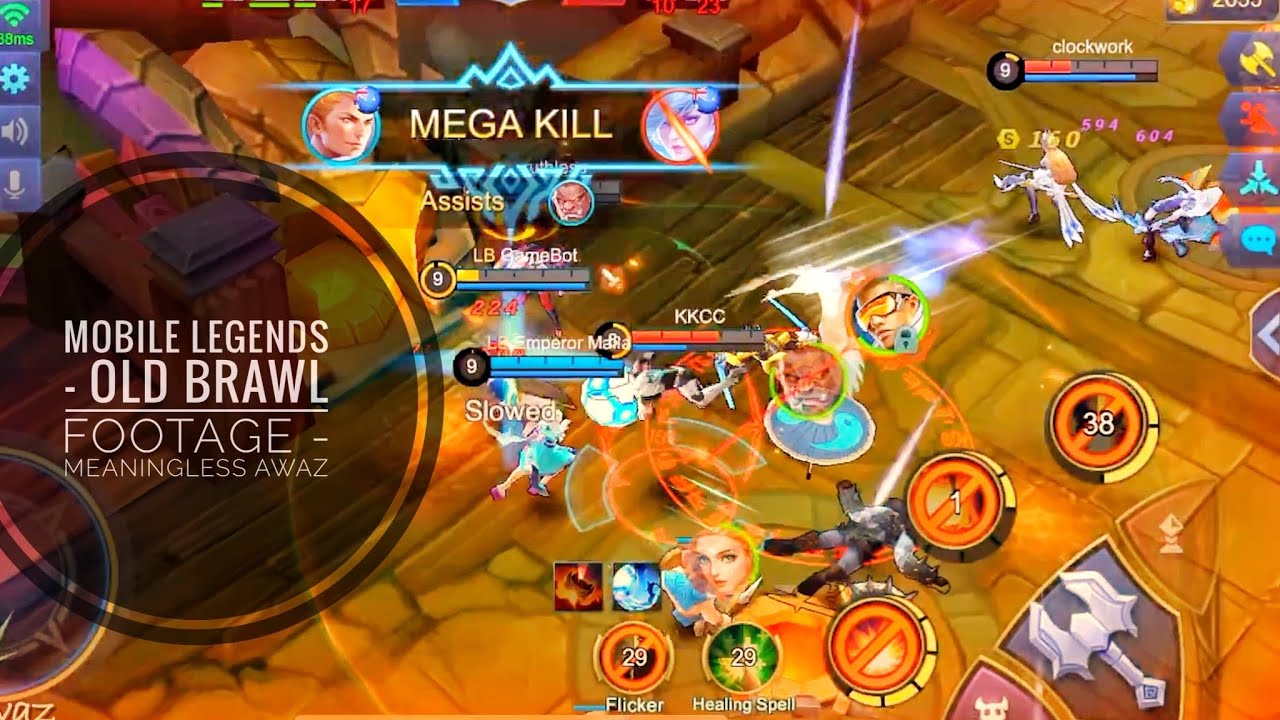 Mobile Legends - Old Brawl footage - MeaningLess Awaz - YouTube
