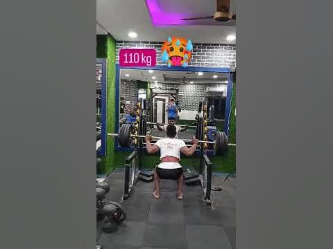 squats gym motivation 110 kg - YouTube