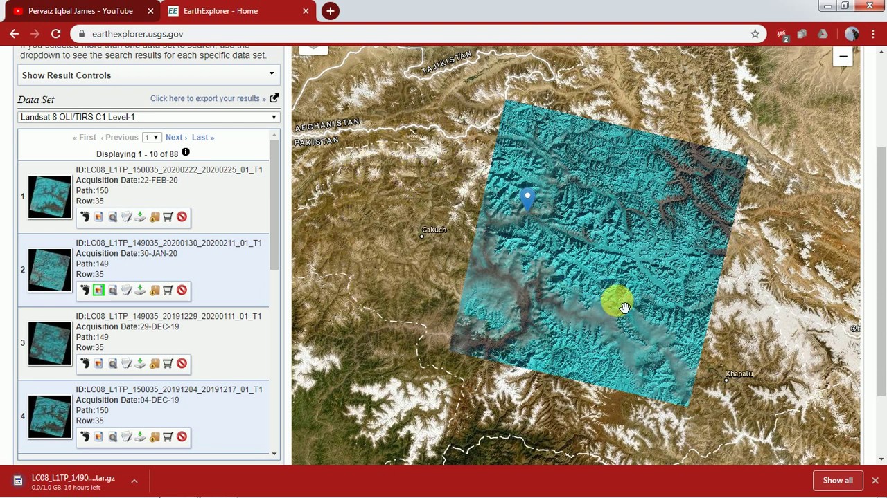 How to Download Landsat Data from USGS. - YouTube
