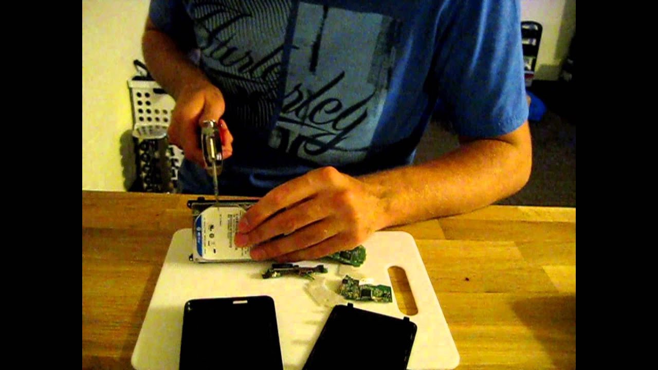 How To open a hard drive. - YouTube