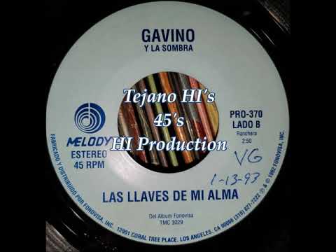Gavino Y La Sombra ♪ Las LLaves De Mi Alma