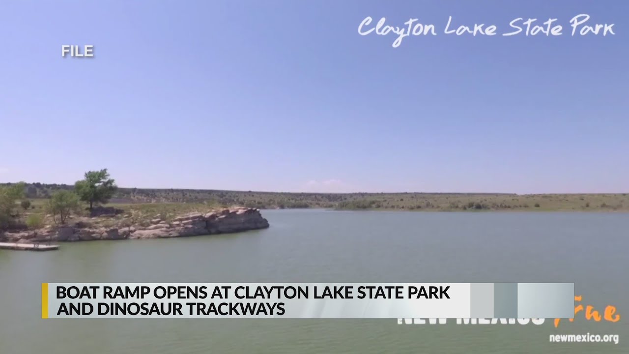 Boat ramp opens at Clayton Lake State Park - YouTube