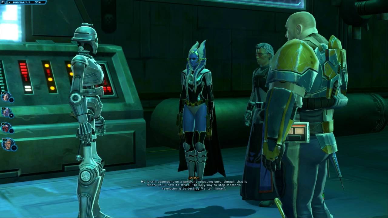 STAR WARS TOR PVE: Imperial Agent Healer Gameplay - Directive 7 ...