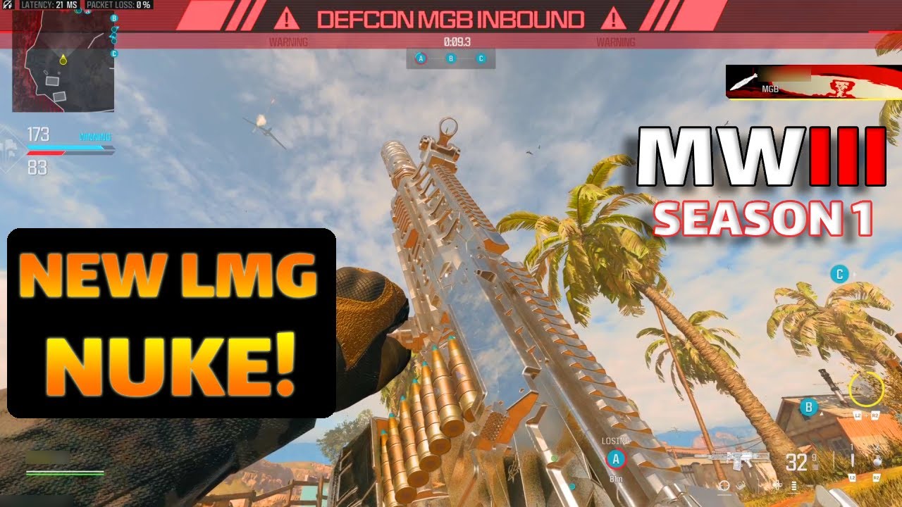 MW3: NEW LMG NUKE! Season 1 Reloaded PS5 reverse boosted gameplay - YouTube