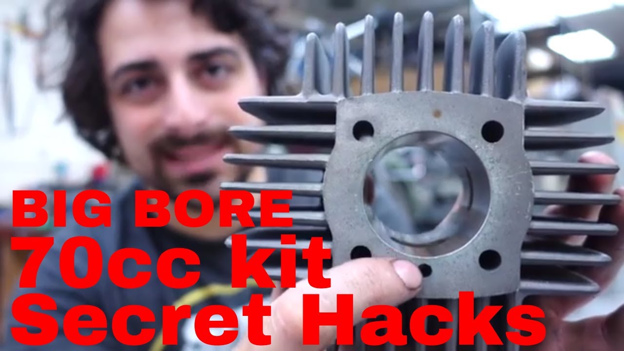 BIG BORE kit installed (secrets revealed) - Second Stroke Mopeds - YouTube