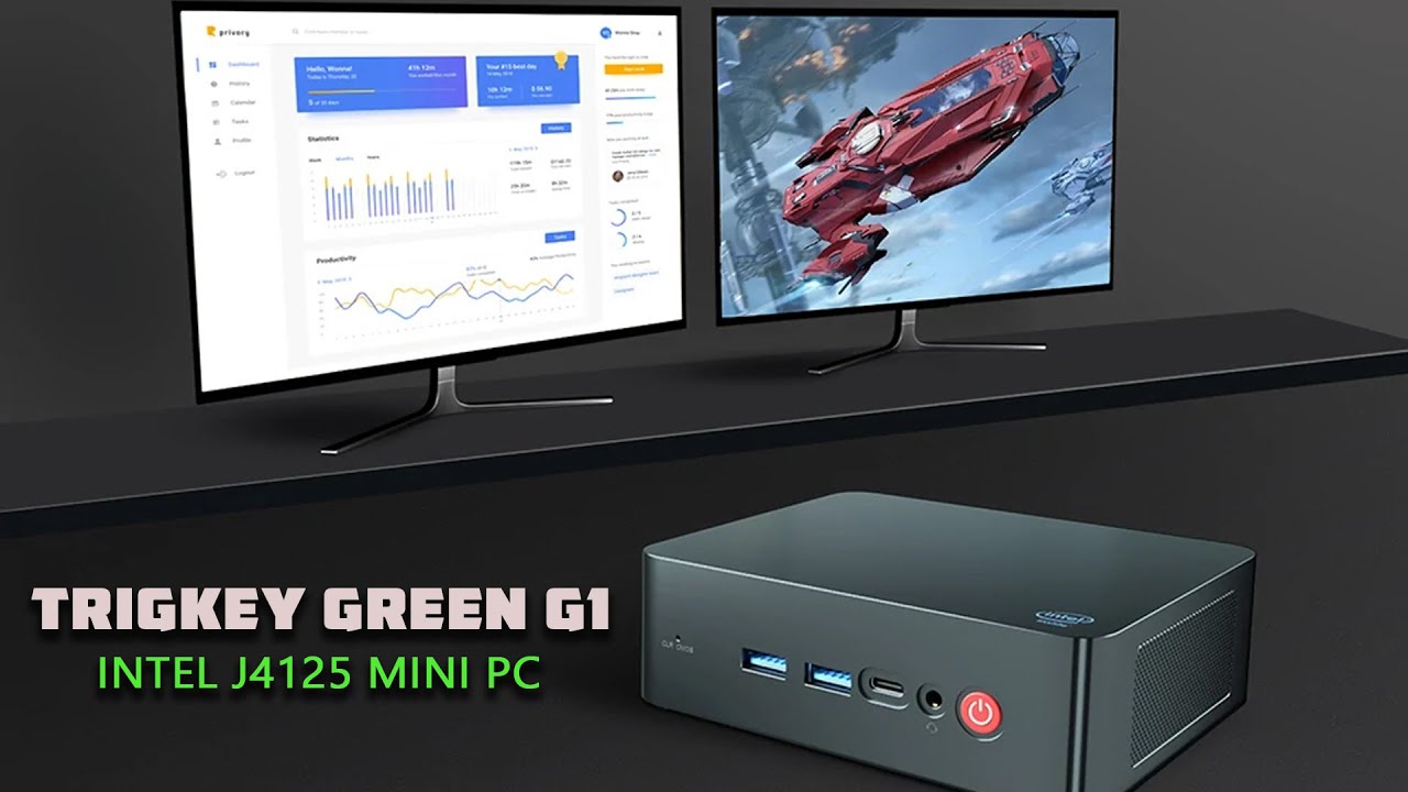Trigkey Green G1 Intel J4125 Mini PC - YouTube