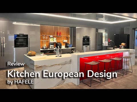 Kitchen European Design by Hafele - AMARE kitchen - YouTube