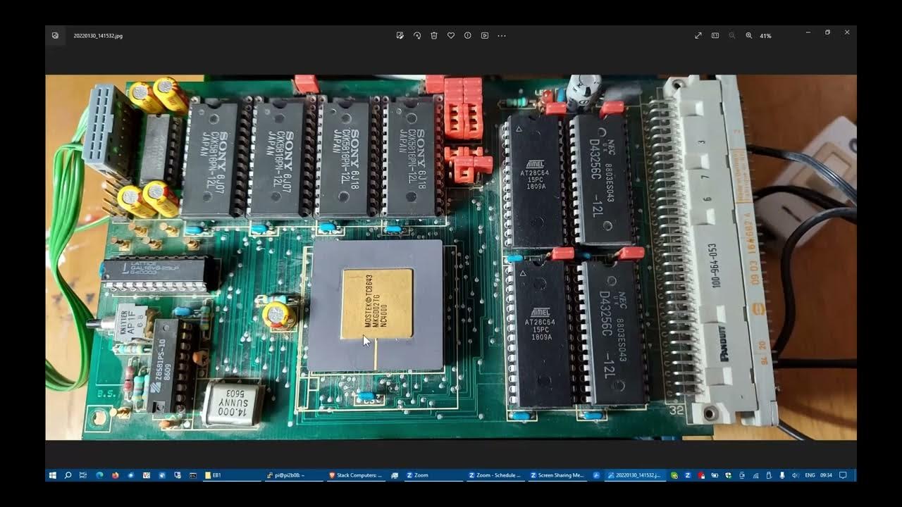 NOVIX NC4000 FORTH CPU SBC - CORNELIUS KECK - #40 2023 Forth2020 group - YouTube