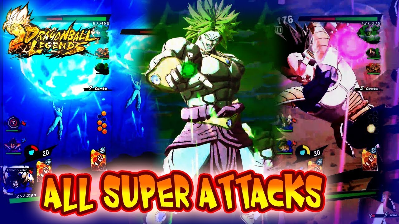 Dragon Ball Legends All Super Attacks / All Characters so far.. - YouTube