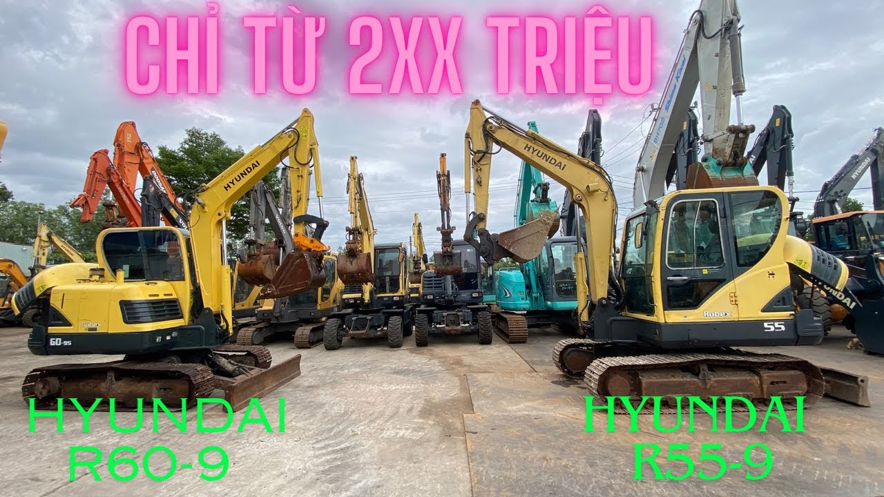 Máy Xúc Đào Hyundai R60-9 Nhập Trung Và Hyundai R55-9 Nhập Hàn Nên Chọn ...