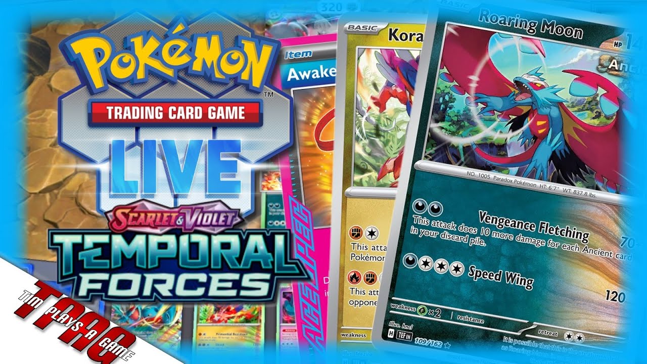 Opening Temporal Forces Packs | Pokémon TCG Live | TPAG - YouTube