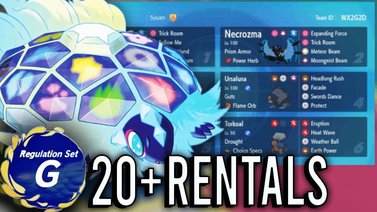 20+ Competitive VGC Rental Teams for Regulation G (Pokemon Scarlet ...