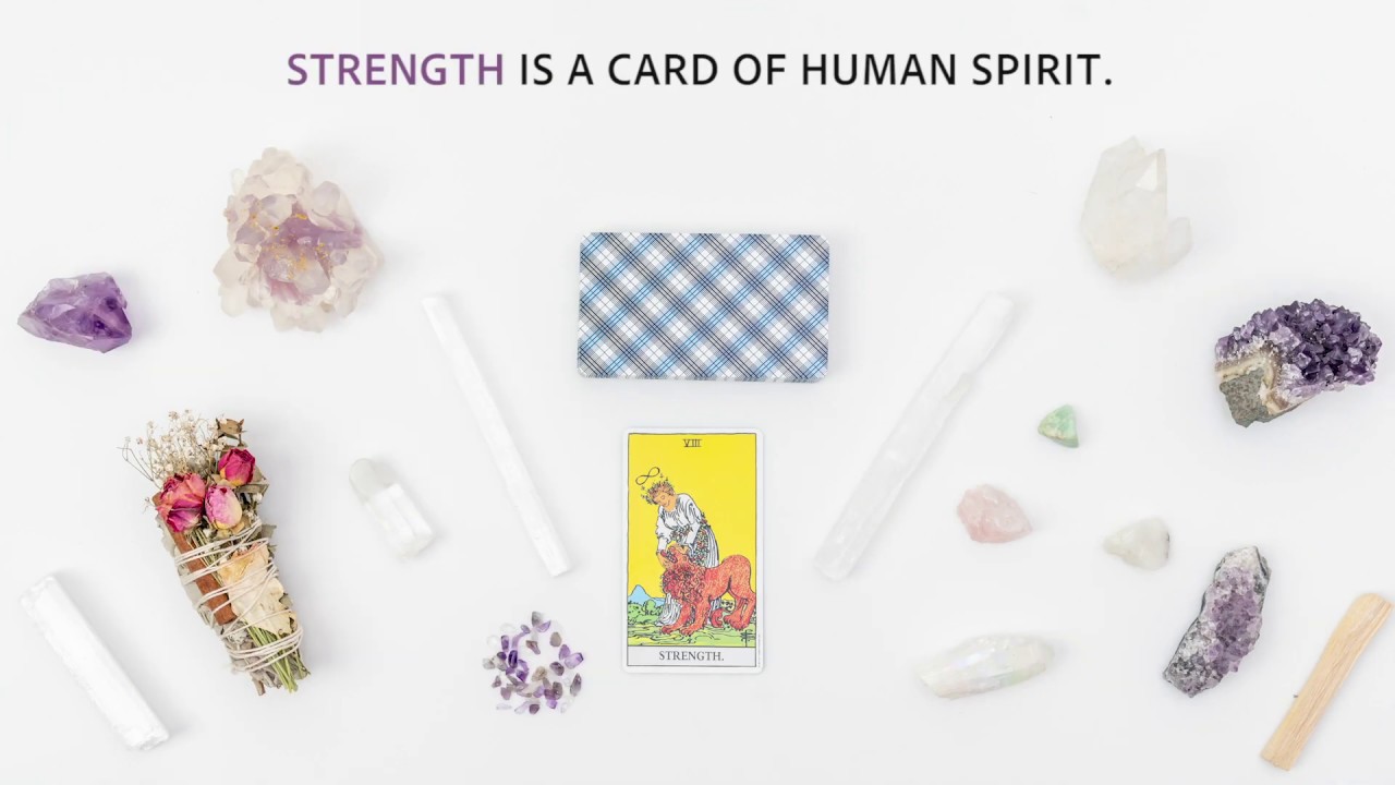 STRENGTH VIII Tarot Card 🔮 Meaning & Symbolism - YouTube