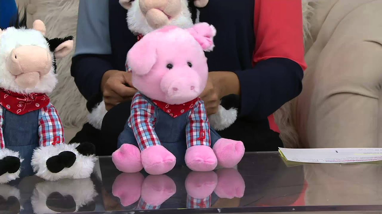 Old MacDonald Had a farm Animated Singing Plush By:Cuddle Barn on QVC - YouTube