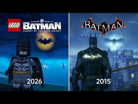 LEGO Batman: Legacy of the Dark Knight vs. Batman: Arkham Knight – Physics & Details Comparison