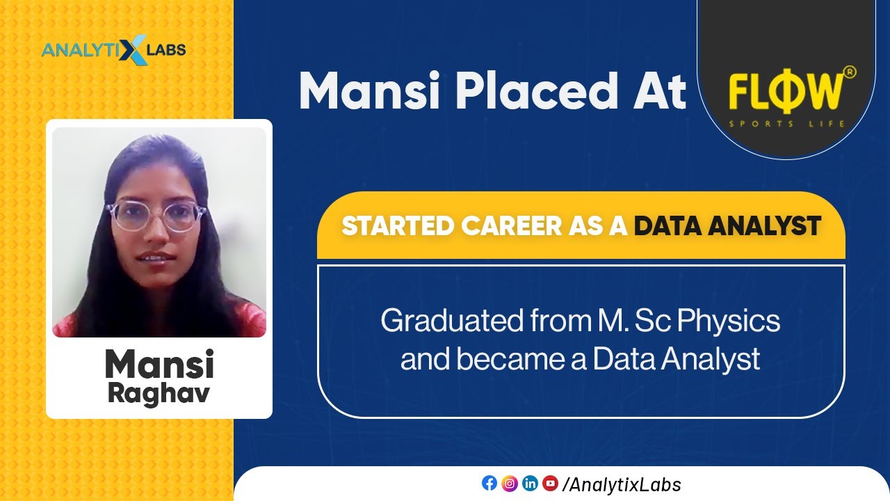 Physics Graduate starts her career as a Data Analyst. - YouTube