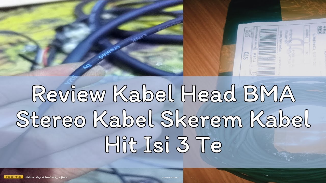 Review Kabel Head BMA Stereo Kabel Skerem Kabel Hit Isi 3 Tembaga Murni ...