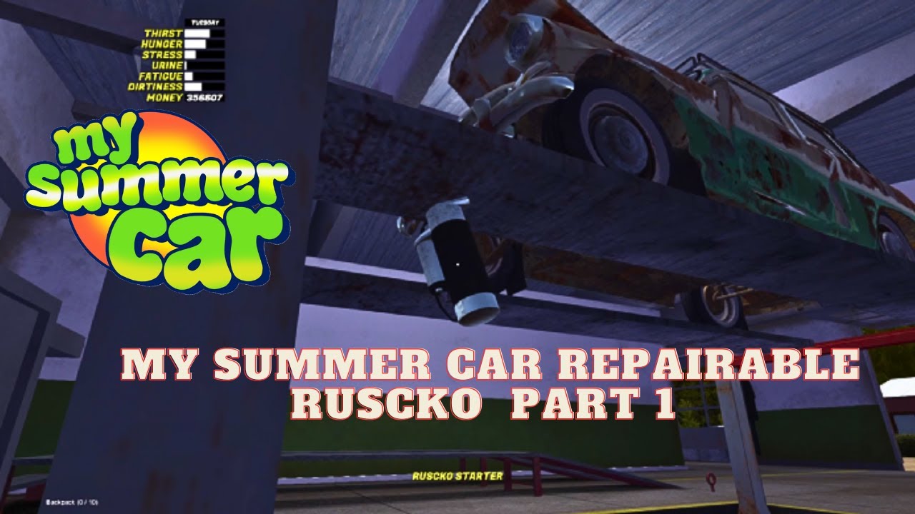 My summer Car: Repairable Ruscko Part 1 #mysummercar # ...