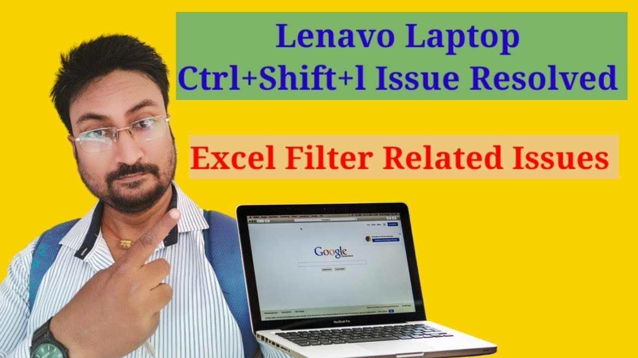 How to Fix Excel Key Ctrl Shift L Not Working Problem !! Excel Filter Function Issue in Lenavo ...