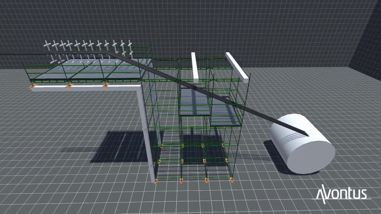 Reel Cable Support Scaffold - YouTube