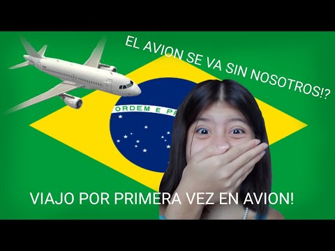 VIAJO en AVION por PRIMERA VEZ a BRASIL!!! | Chabe mini on - YouTube