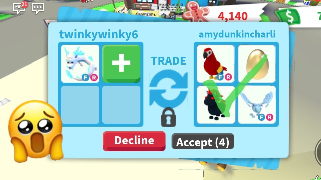 What people trade for fly ride Frost fury (Roblox_Adopt me) - YouTube