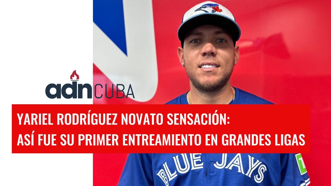 Yariel Rodríguez causa sensación en MLB: Así fue su primer entrenamiento con los Blue Jays - YouTube